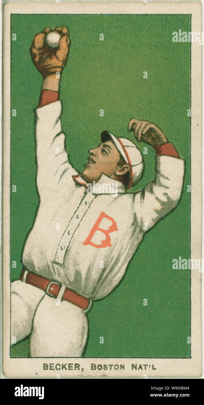 Beals Becker, Boston Doves, baseball card portrait Stock Photo - Alamy