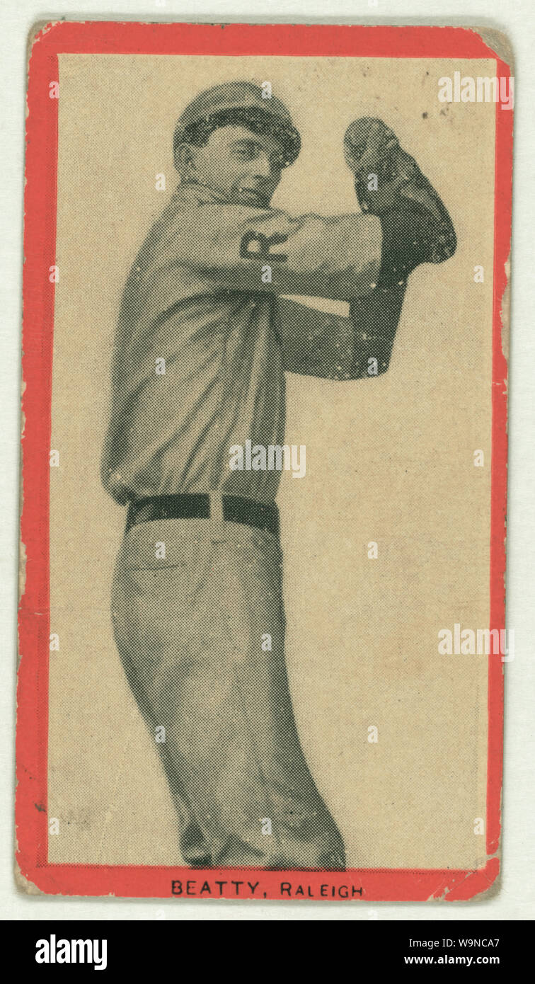 Beatty, Raleigh Team, baseball card portrait Stock Photo - Alamy