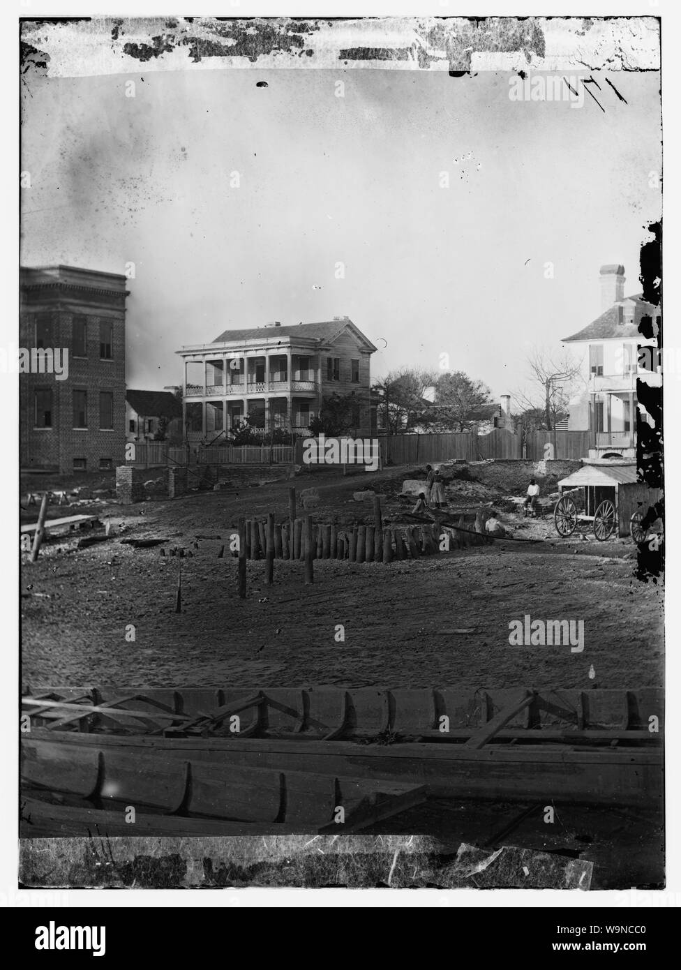 Boat landing area Black and White Stock Photos & Images - Alamy