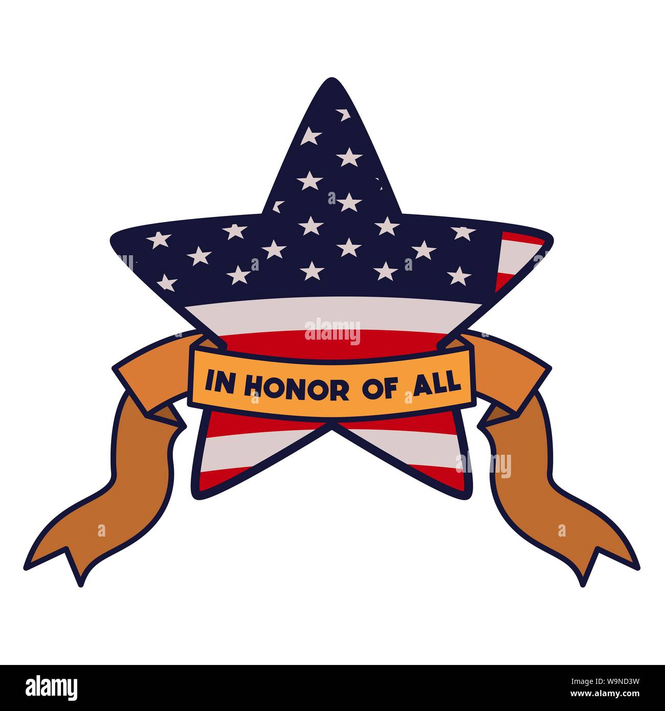 united states flag with star isolated icon Stock Vector Image & Art - Alamy