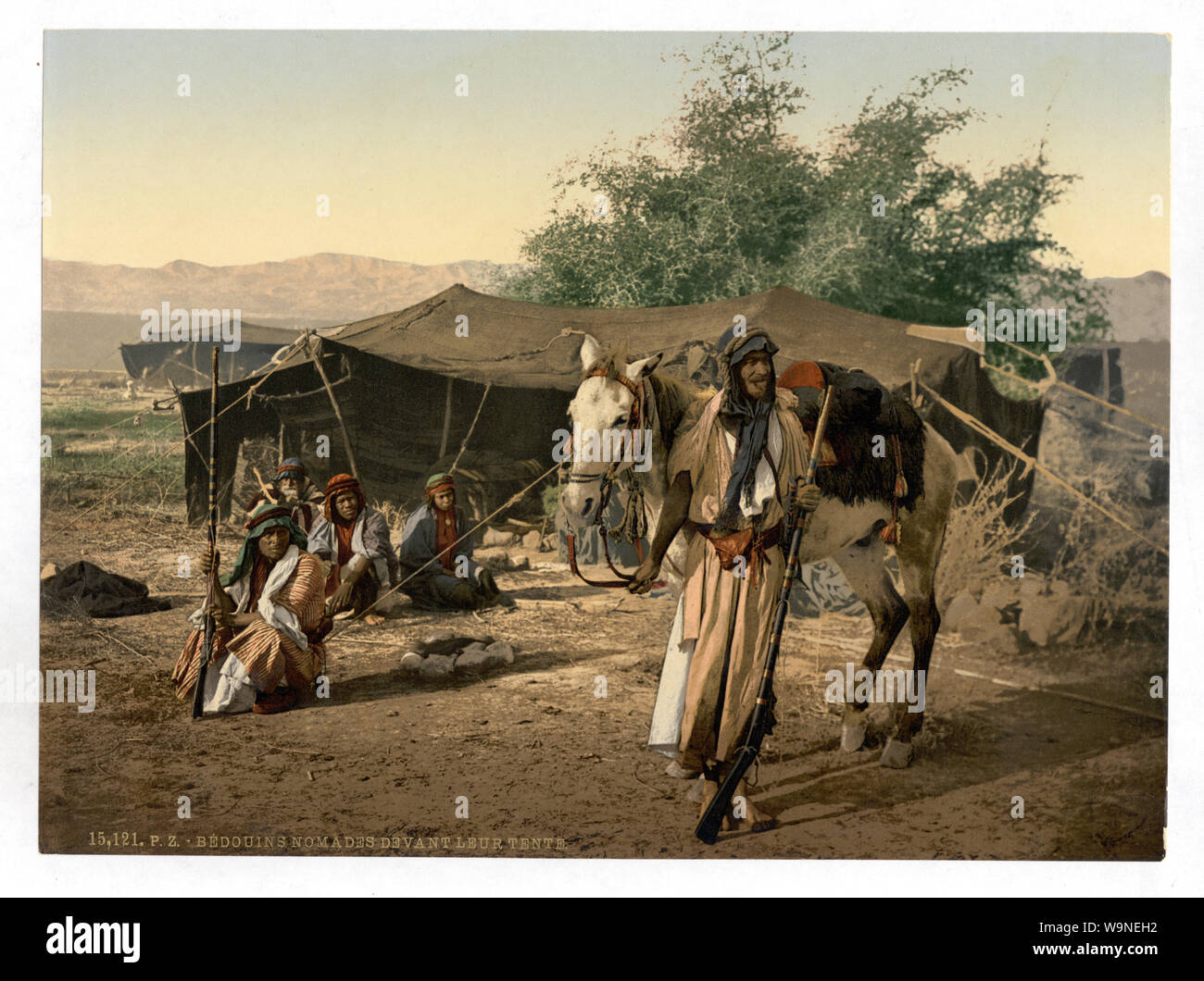 Bedouins and their tents, Holy Land Stock Photo - Alamy