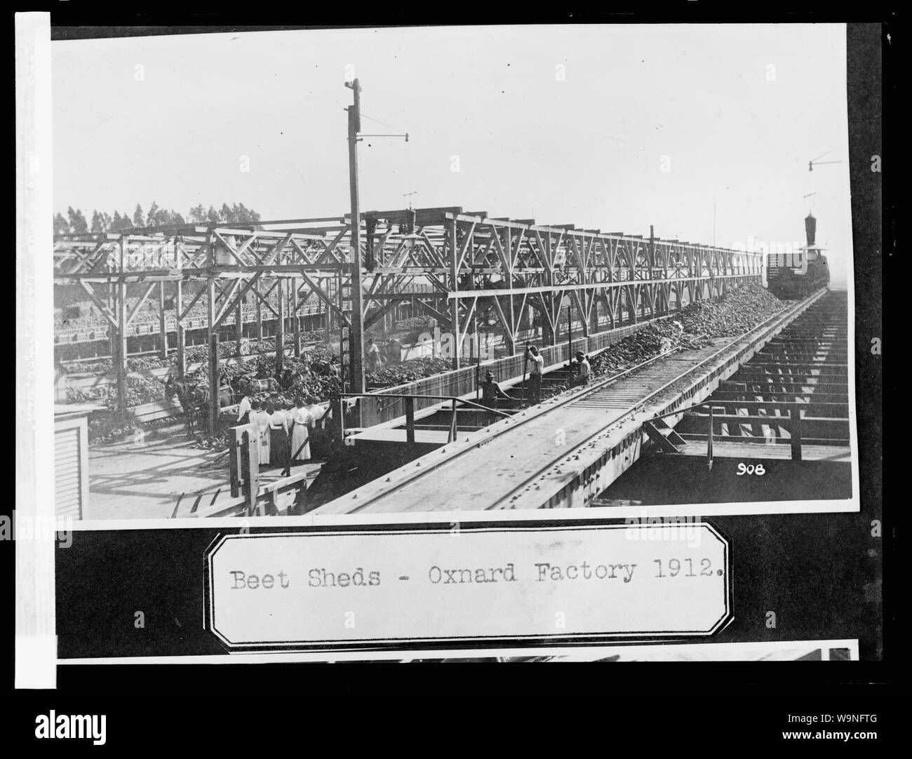 Beet sheds, Oxnard, [California], factory Stock Photo - Alamy