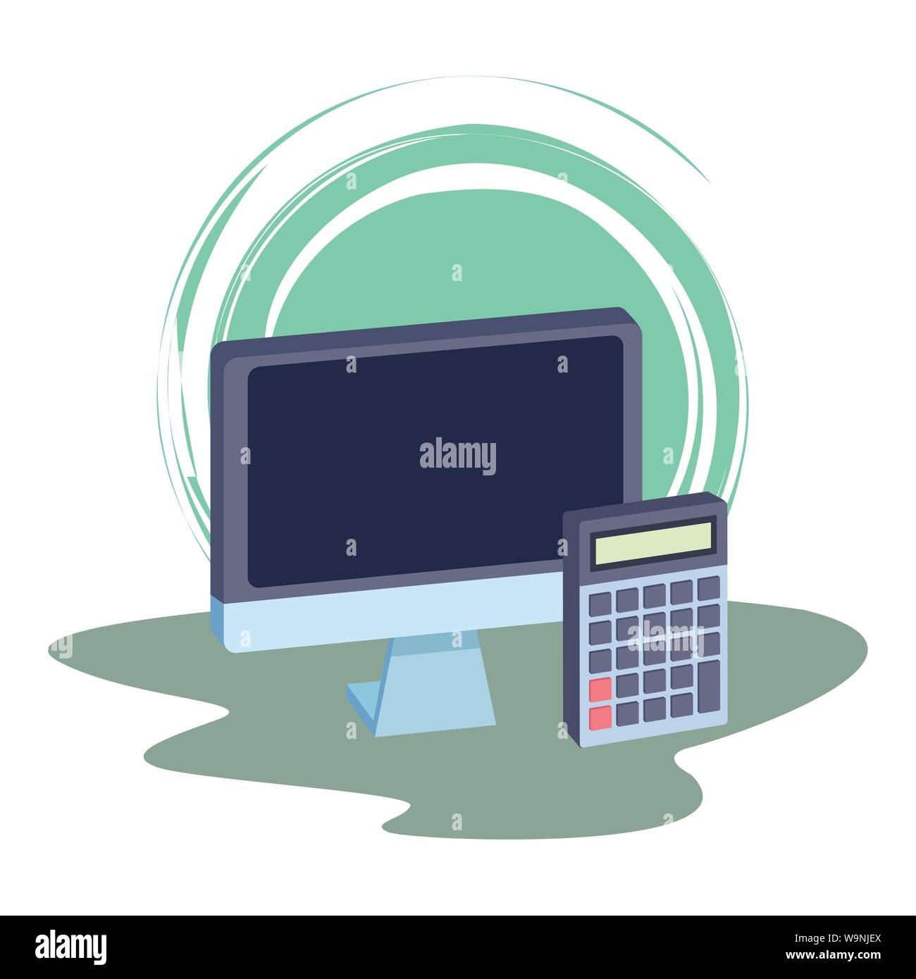 Office elements and business symbols Stock Vector Image & Art - Alamy