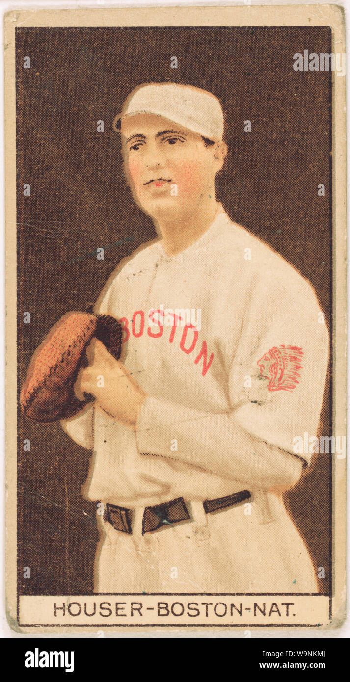 Ben Houser, Boston Braves, baseball card portrait Stock Photo - Alamy
