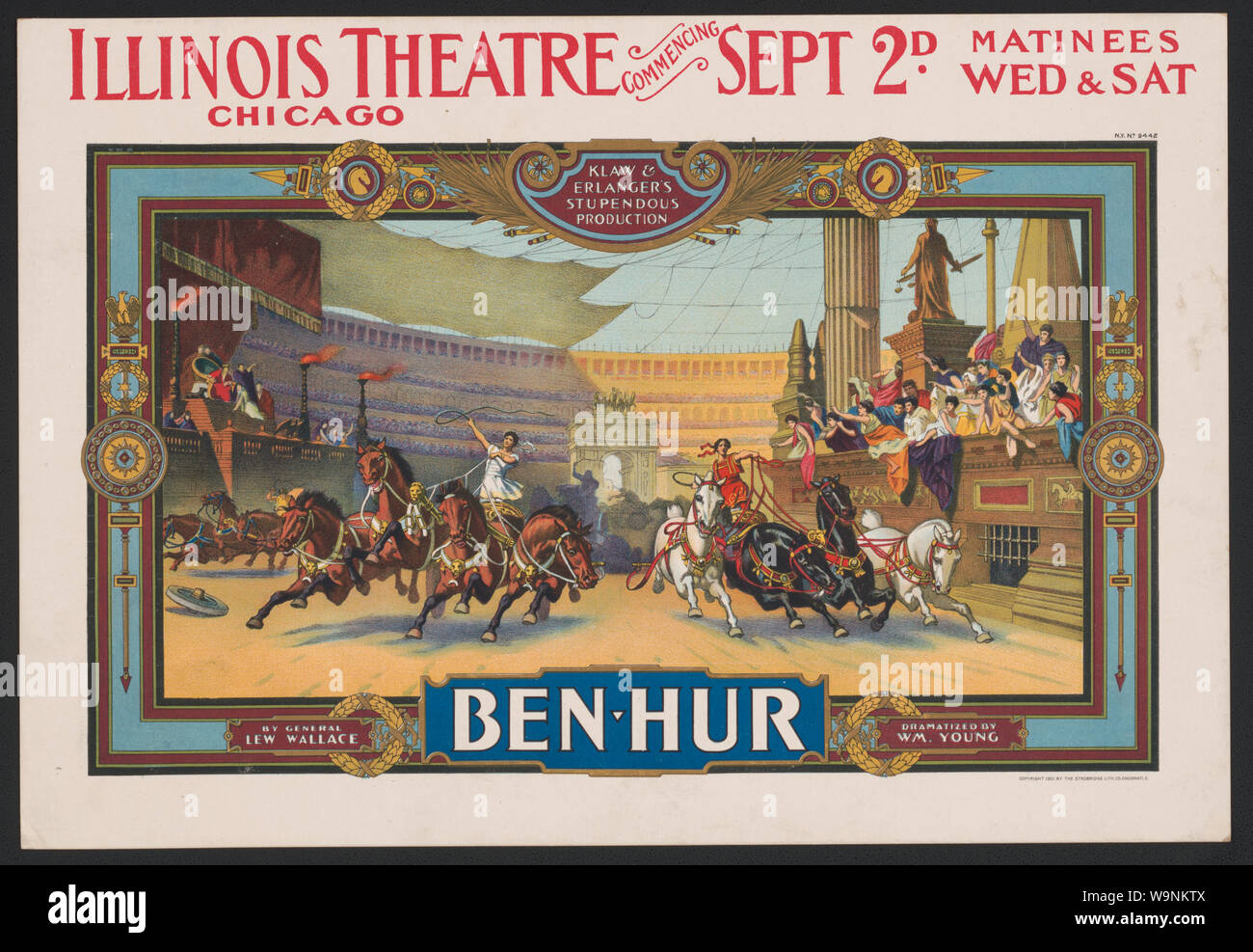 Ben-Hur Klaw & Erlanger's stupendous production. Abstract: 1 print ...