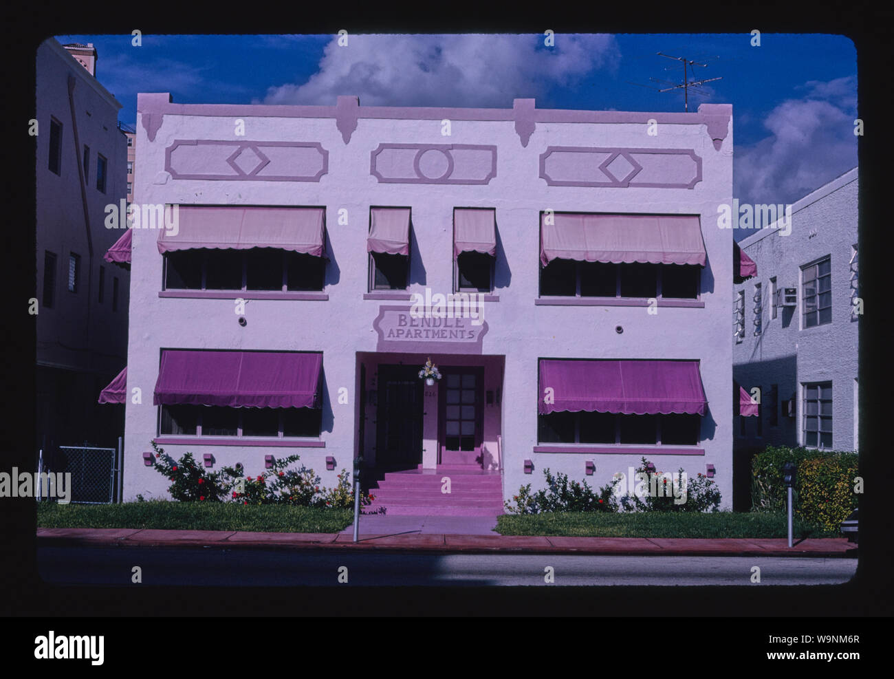 Bendole Apartments, Miami Beach, Florida Stock Photo - Alamy