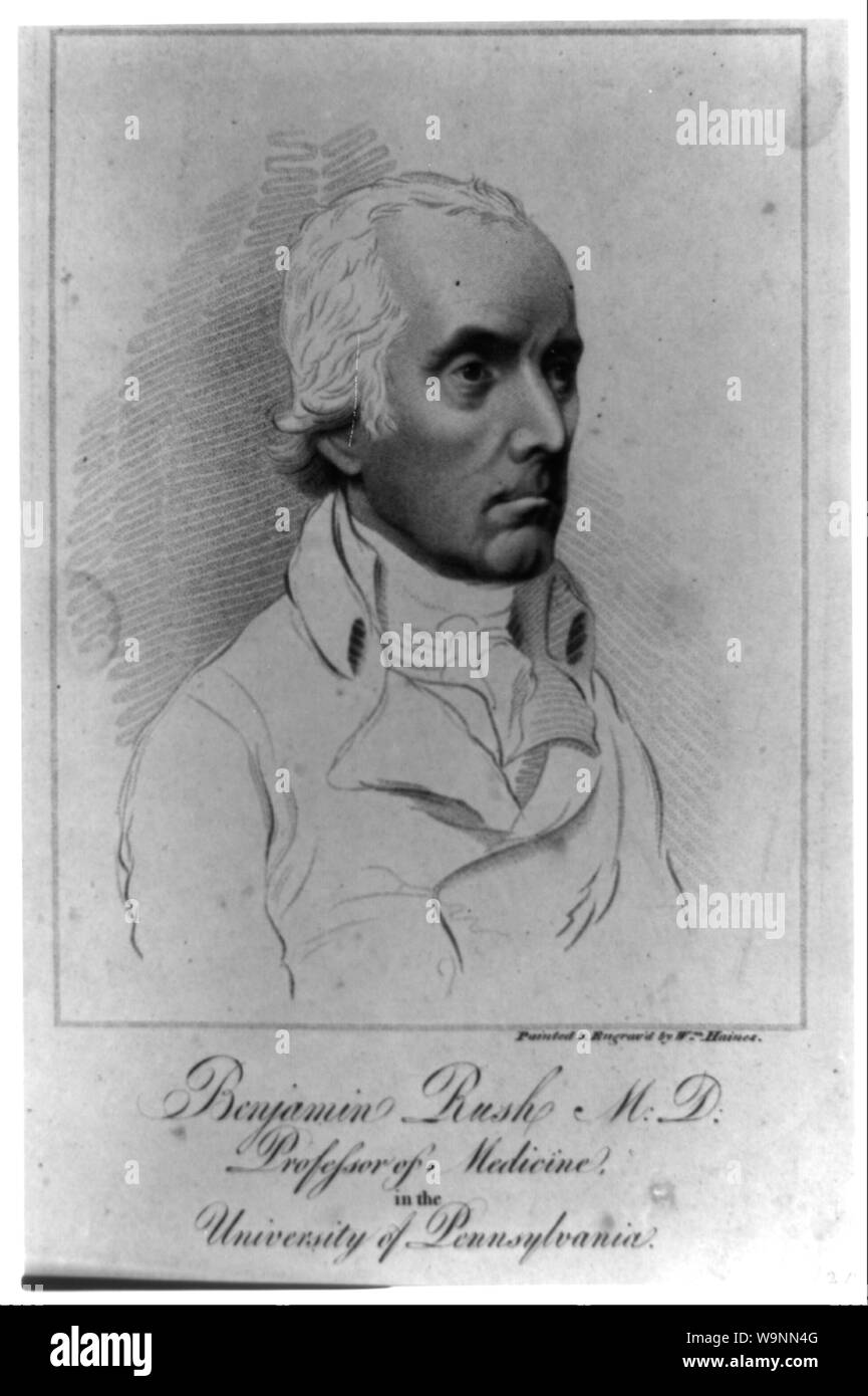 Benjamin rush m d Black and White Stock Photos & Images - Alamy