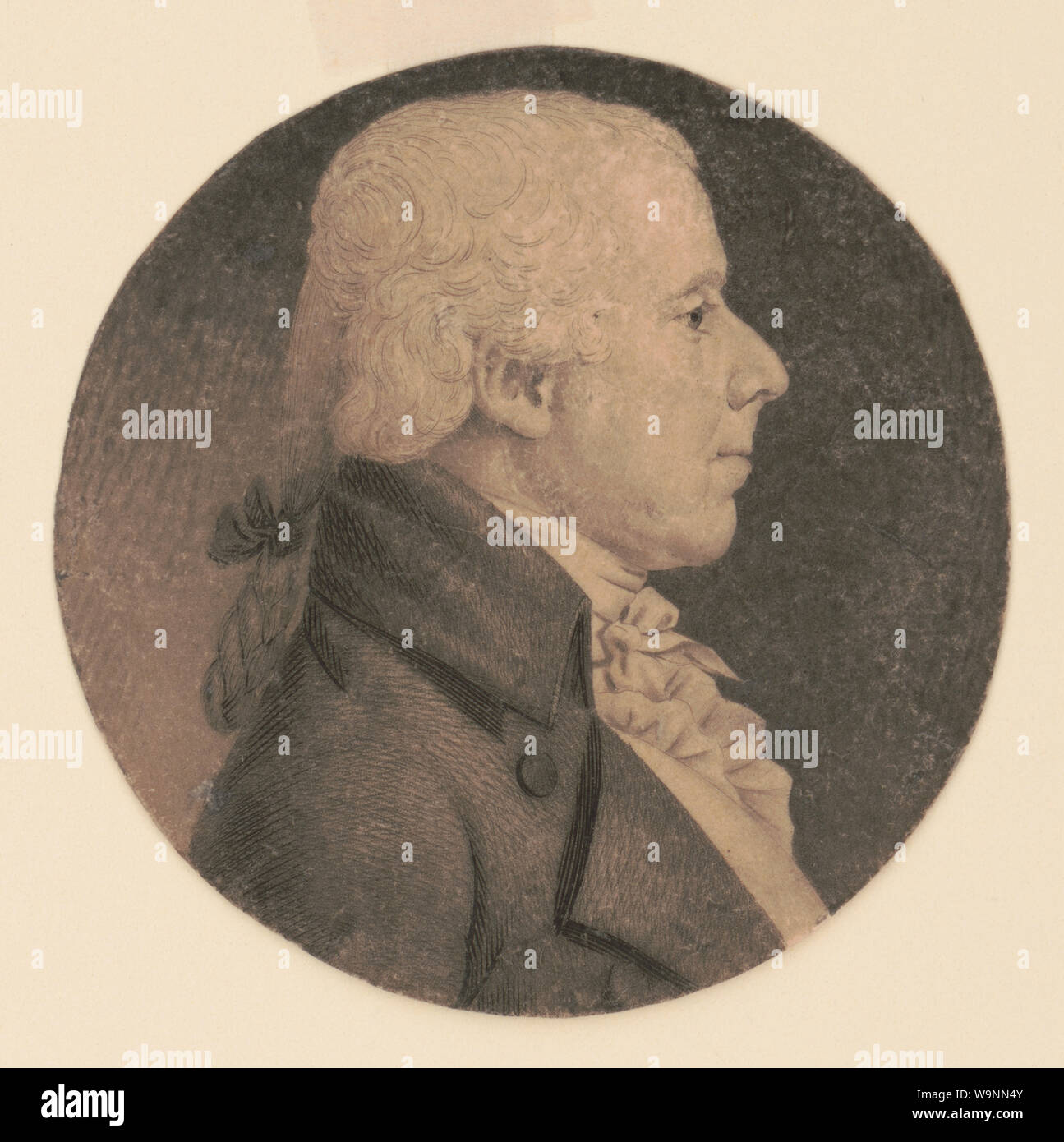 Benjamin Rush, head-and-shoulders portrait, right profile Stock Photo ...