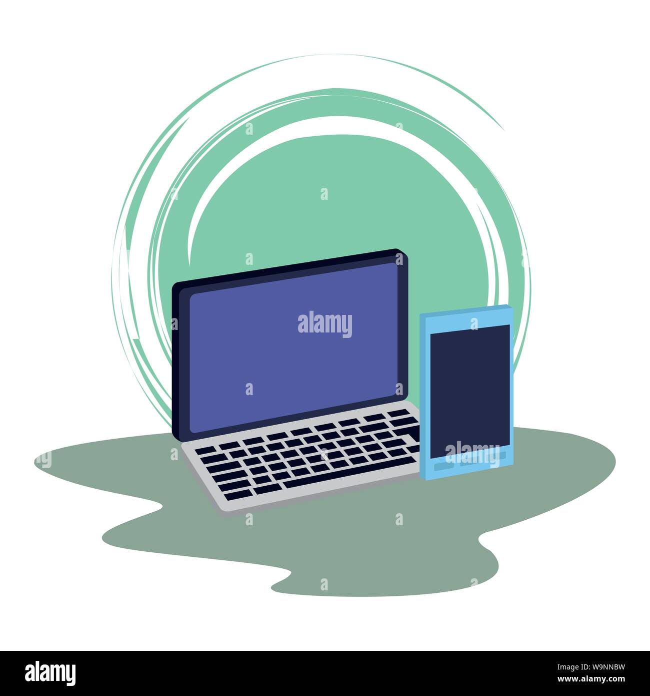 Office elements and business symbols Stock Vector Image & Art - Alamy