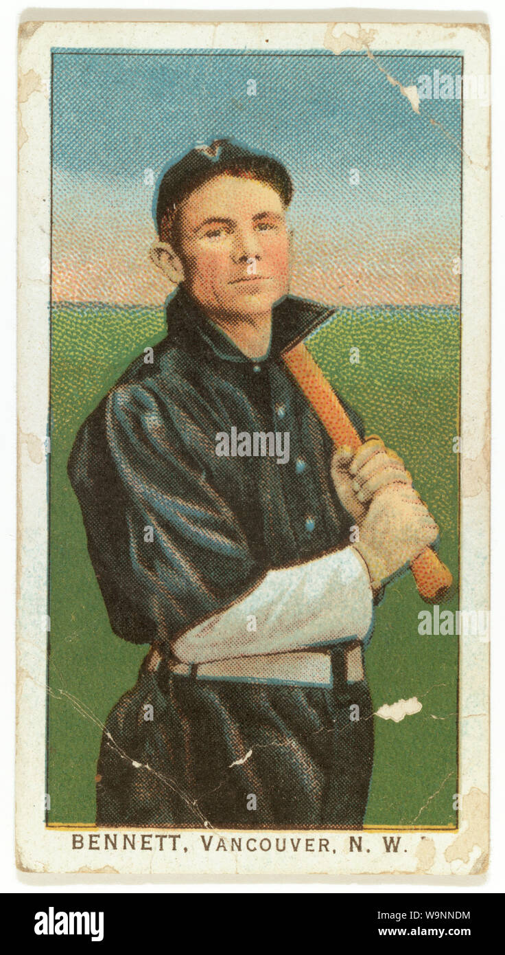 Bennett, Vancouver Team, baseball card portrait Stock Photo - Alamy