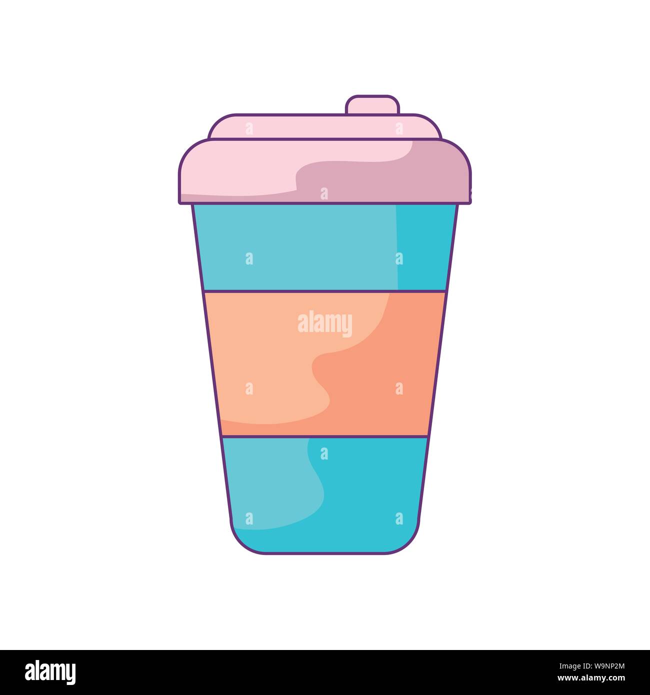 container beverage coffee isolated icon vector illustration design ...