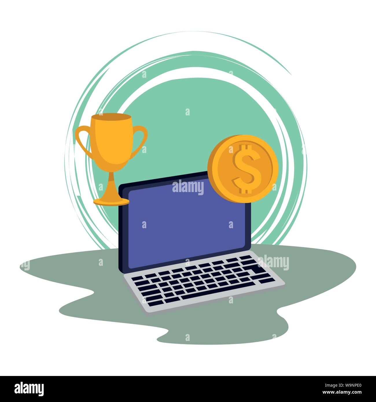 Office elements and business symbols Stock Vector Image & Art - Alamy