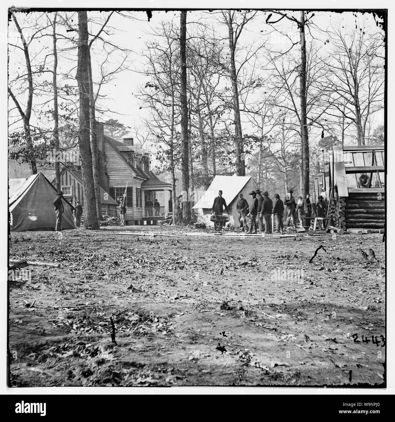 Bermuda Hundred, Virginia. Gen. Benjamin Butler's headquarters Stock ...