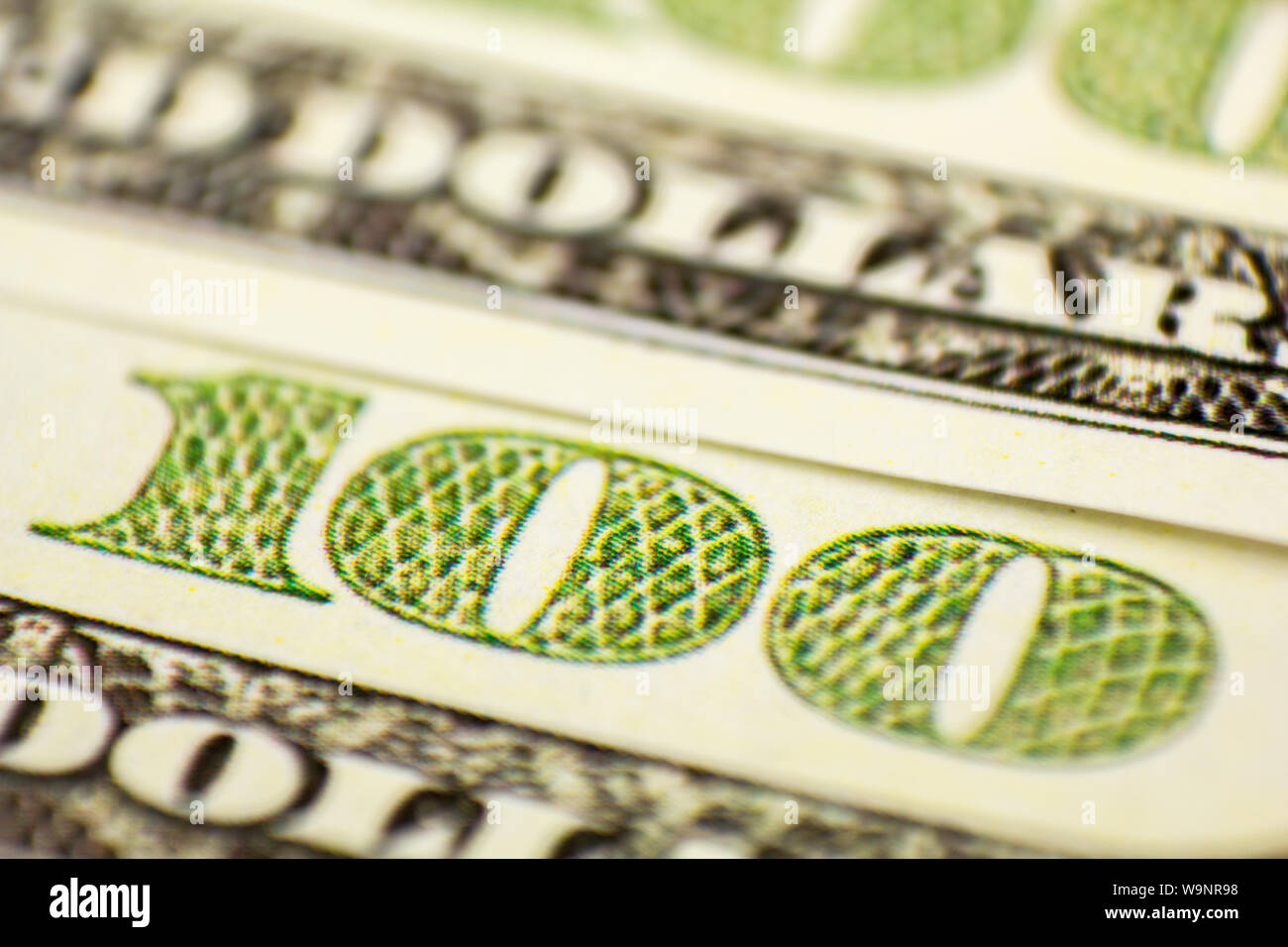 Macro close up of the US dollar bill Stock Photo - Alamy