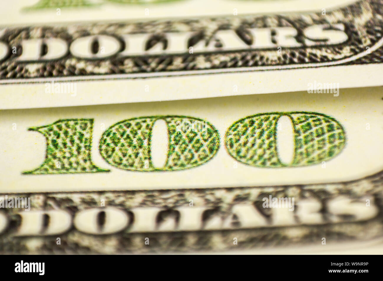 Macro close up of the US dollar bill Stock Photo - Alamy