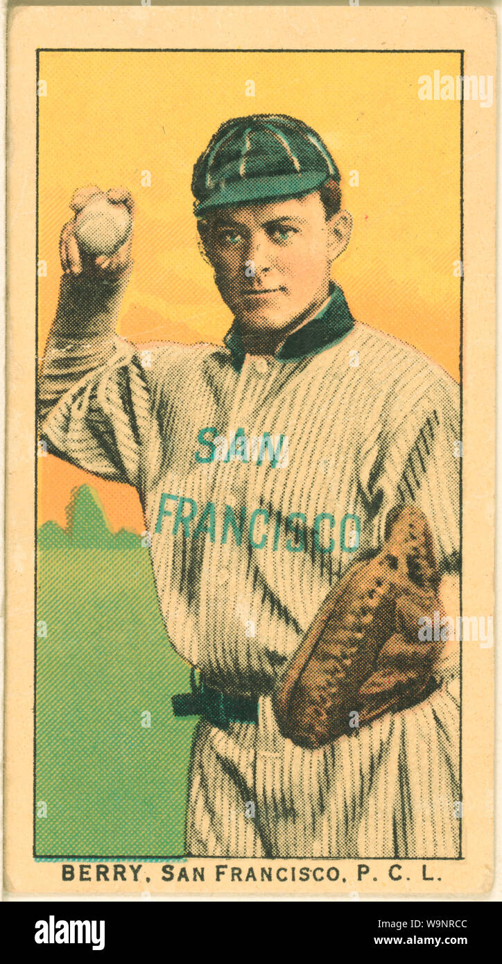 Berry, San Francisco Team, baseball card portrait Stock Photo - Alamy