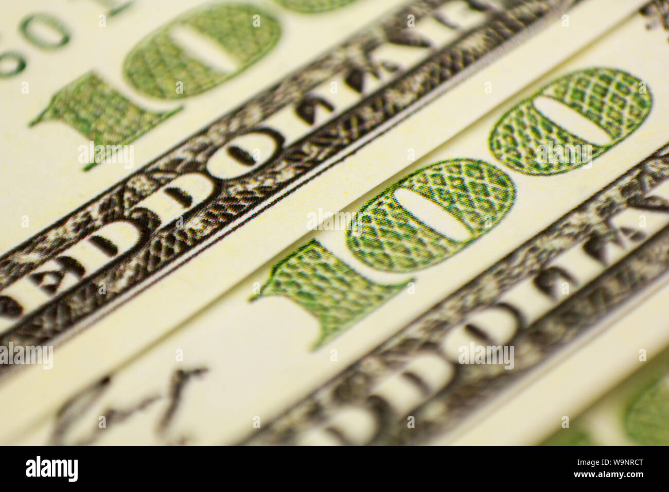 Macro close up of the US dollar bill Stock Photo - Alamy