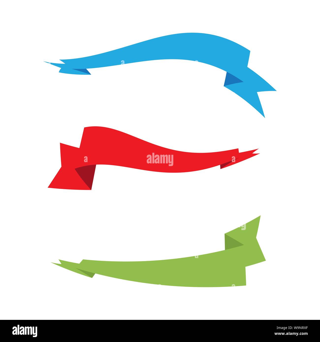 Ribbon banner Vector illustration design template Stock Vector Image ...