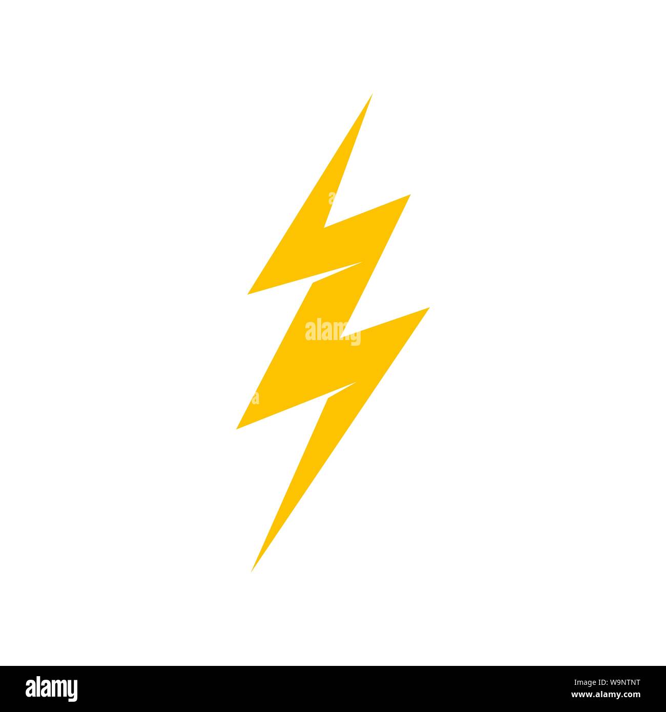 Bolt icon Vector Illustration design Logo template Stock Vector Image ...