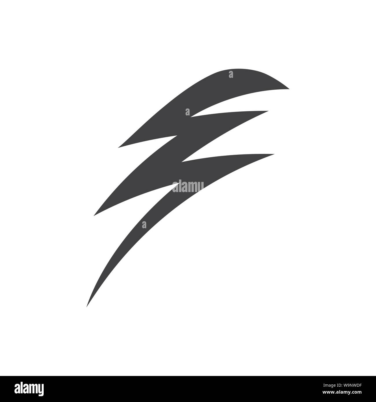 Bolt icon Vector Illustration design Logo template Stock Vector Image ...