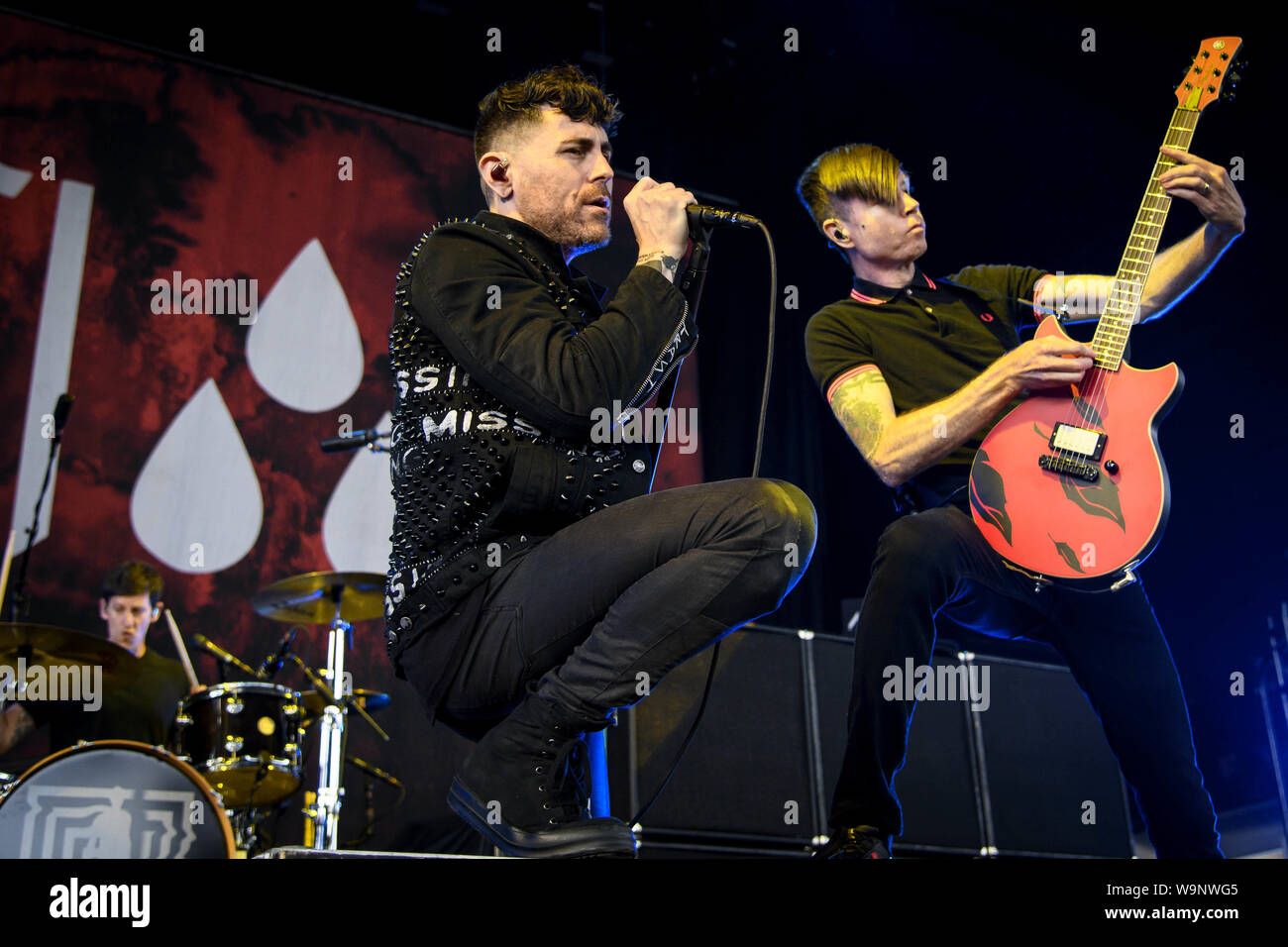 August 13, 2019, Toronto, Ontario, Canada: Davey Havok, Adam Carson and ...