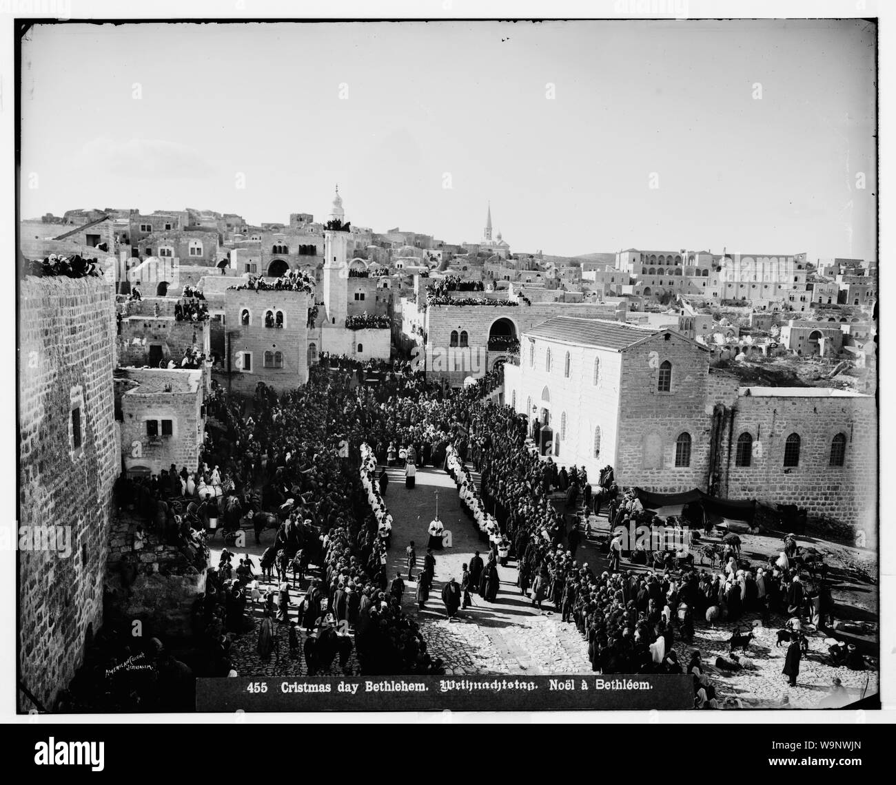 Bethlehem (Beit-Lahm) and surroundings. Christmas day Stock Photo - Alamy