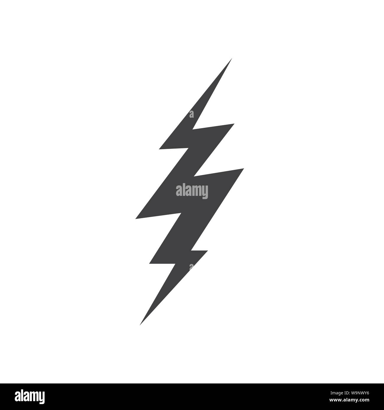 Bolt icon Vector Illustration design Logo template Stock Vector Image ...