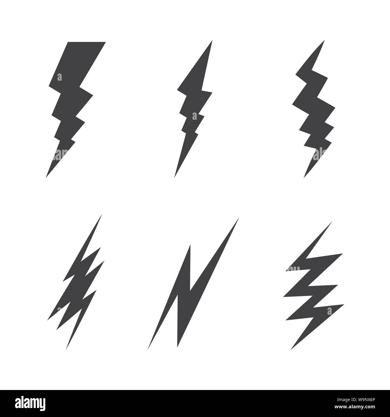 Bolt icon Vector Illustration design Logo template Stock Vector Image ...