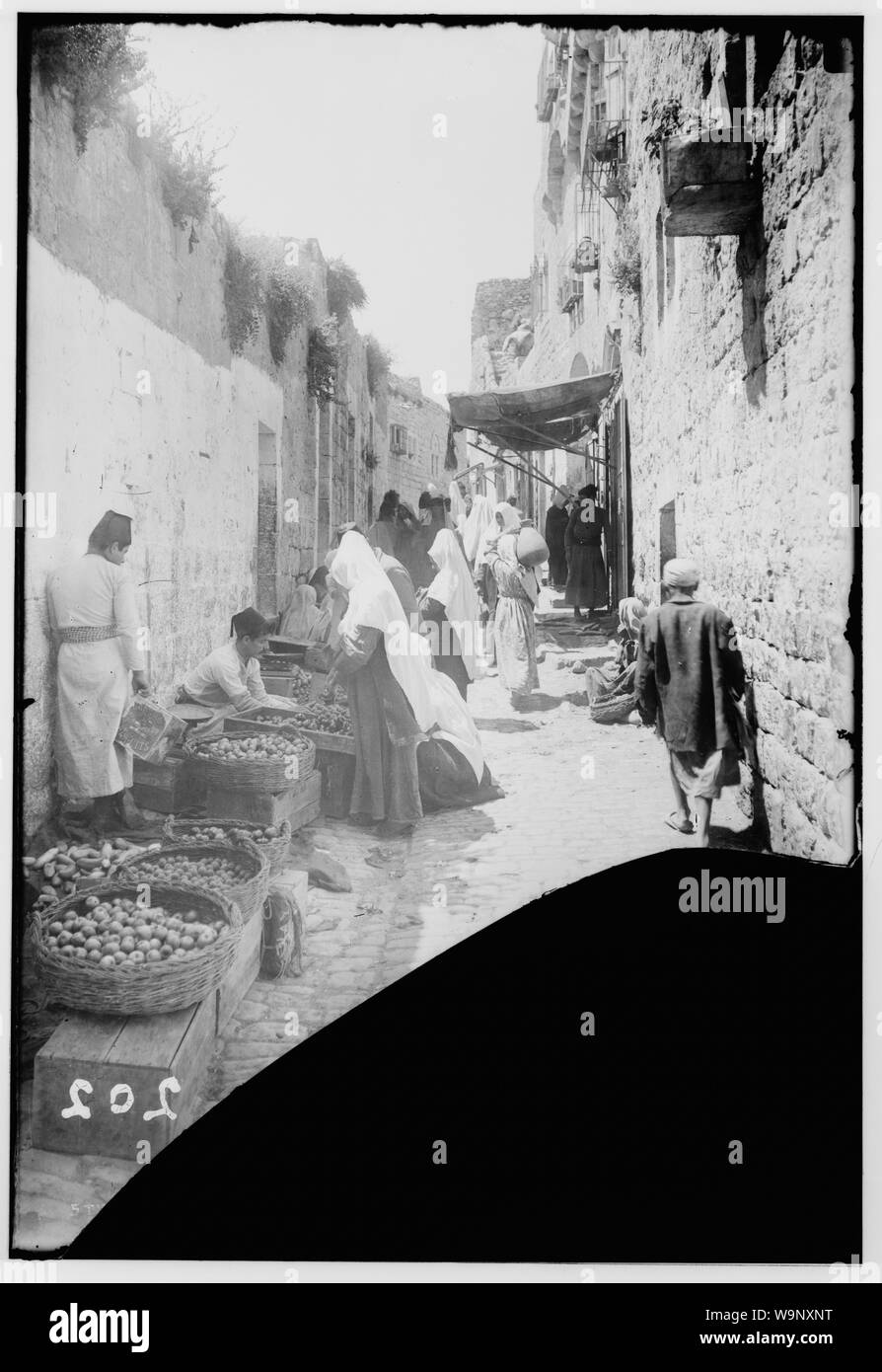 Bethlehem and surroundings. Street in Bethlehem Stock Photo - Alamy