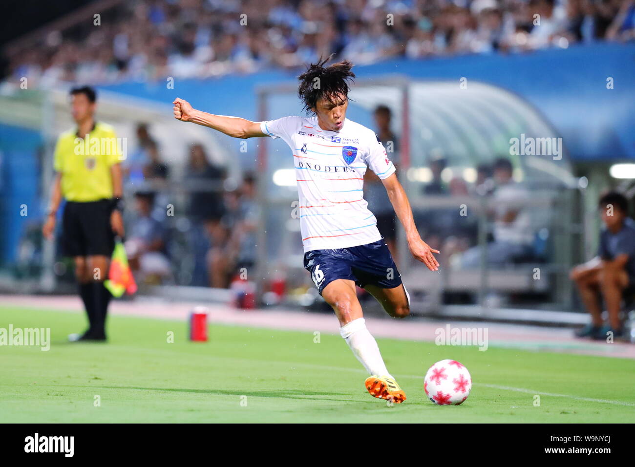 Kanagawa, Japan. 14th Aug, 2019. Shunsuke Nakamura (Yokohama FC ...