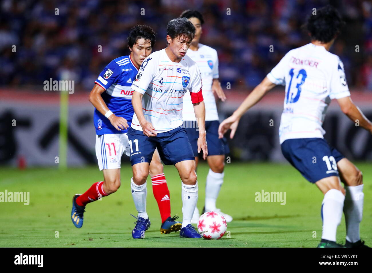 Kanagawa, Japan. 14th Aug, 2019. Kazuyoshi Miura (Yokohama FC) Football/Soccer : 99th Emperor's ...