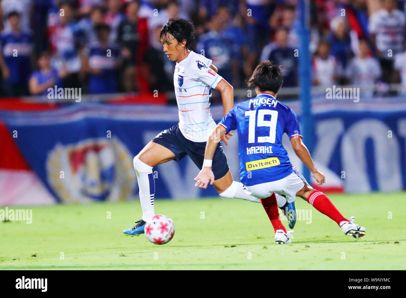 Kanagawa, Japan. 14th Aug, 2019. Shunsuke Nakamura (Yokohama FC) Football/Soccer : 99th Emperor ...