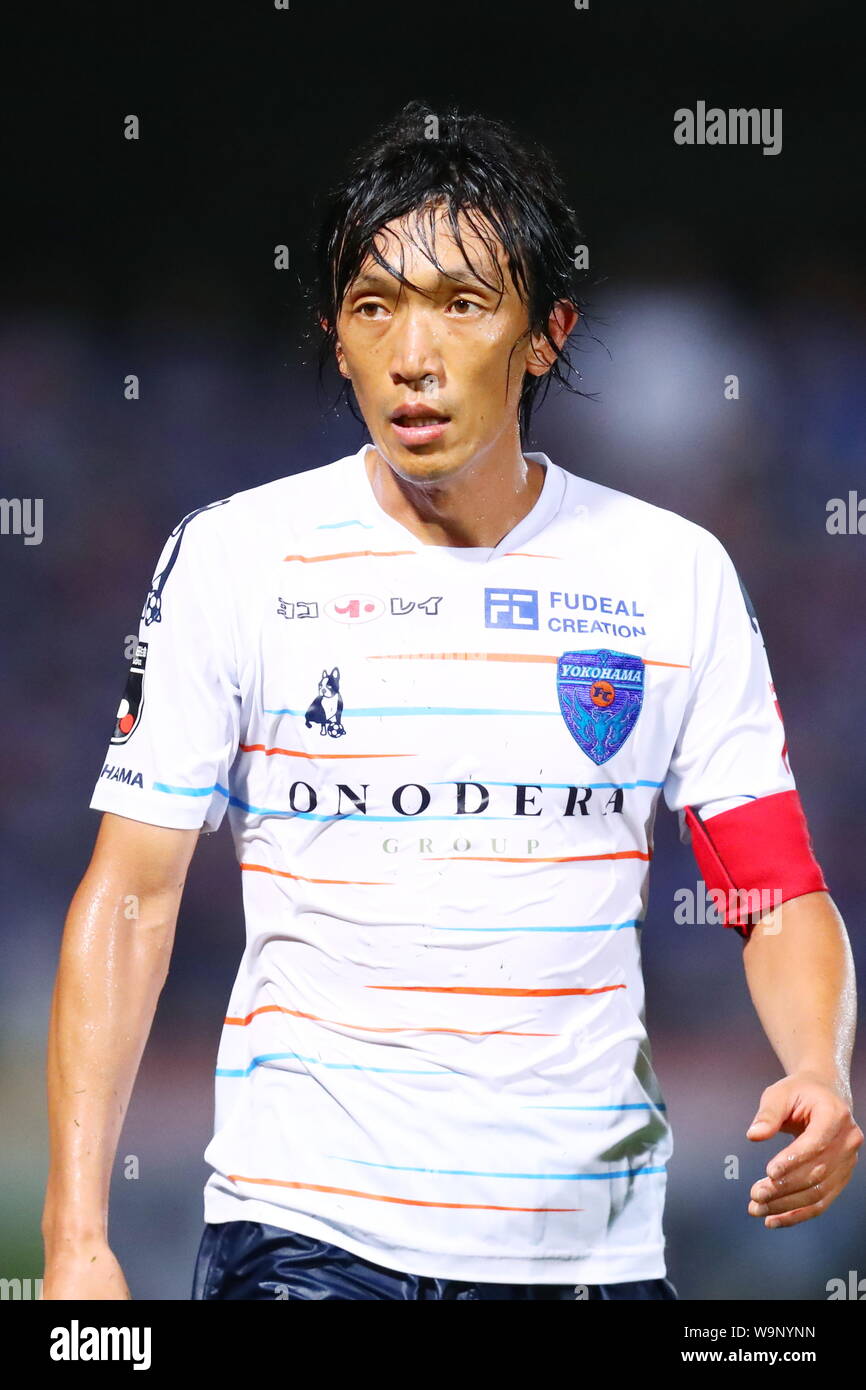 Kanagawa, Japan. 14th Aug, 2019. Shunsuke Nakamura (Yokohama FC ...