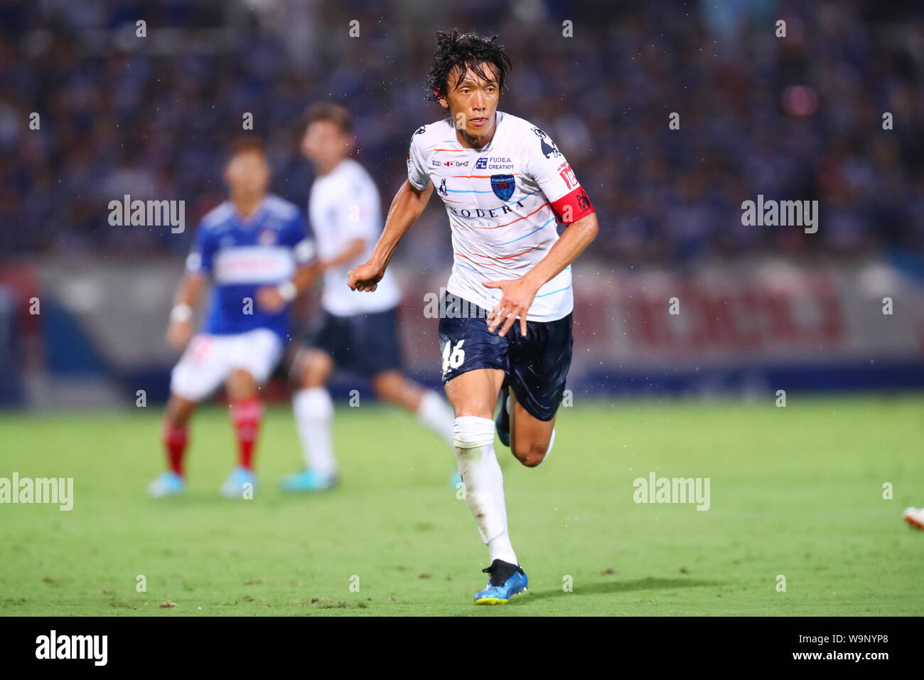 Kanagawa, Japan. 14th Aug, 2019. Shunsuke Nakamura (Yokohama FC ...