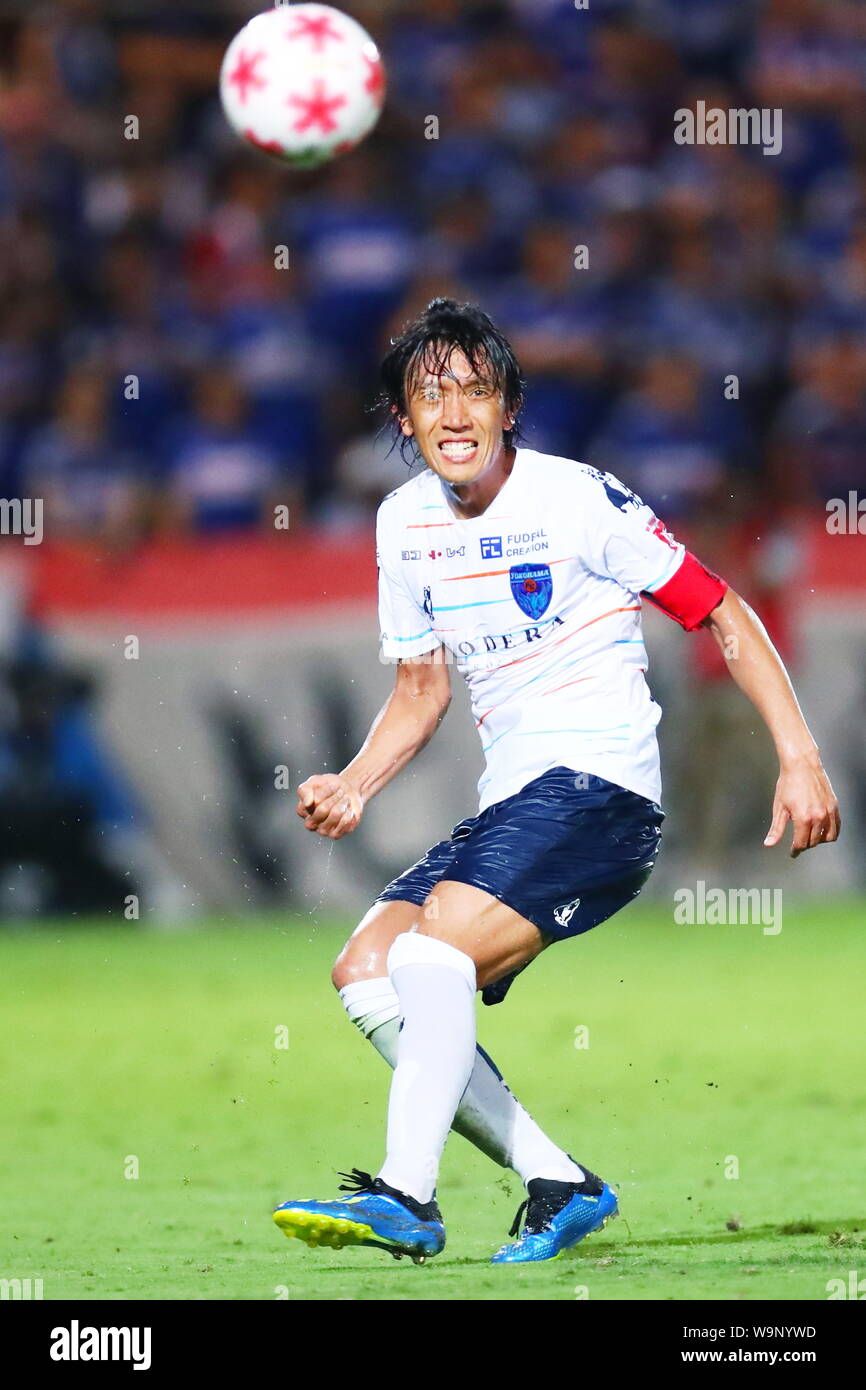 Kanagawa, Japan. 14th Aug, 2019. Shunsuke Nakamura (Yokohama FC ...