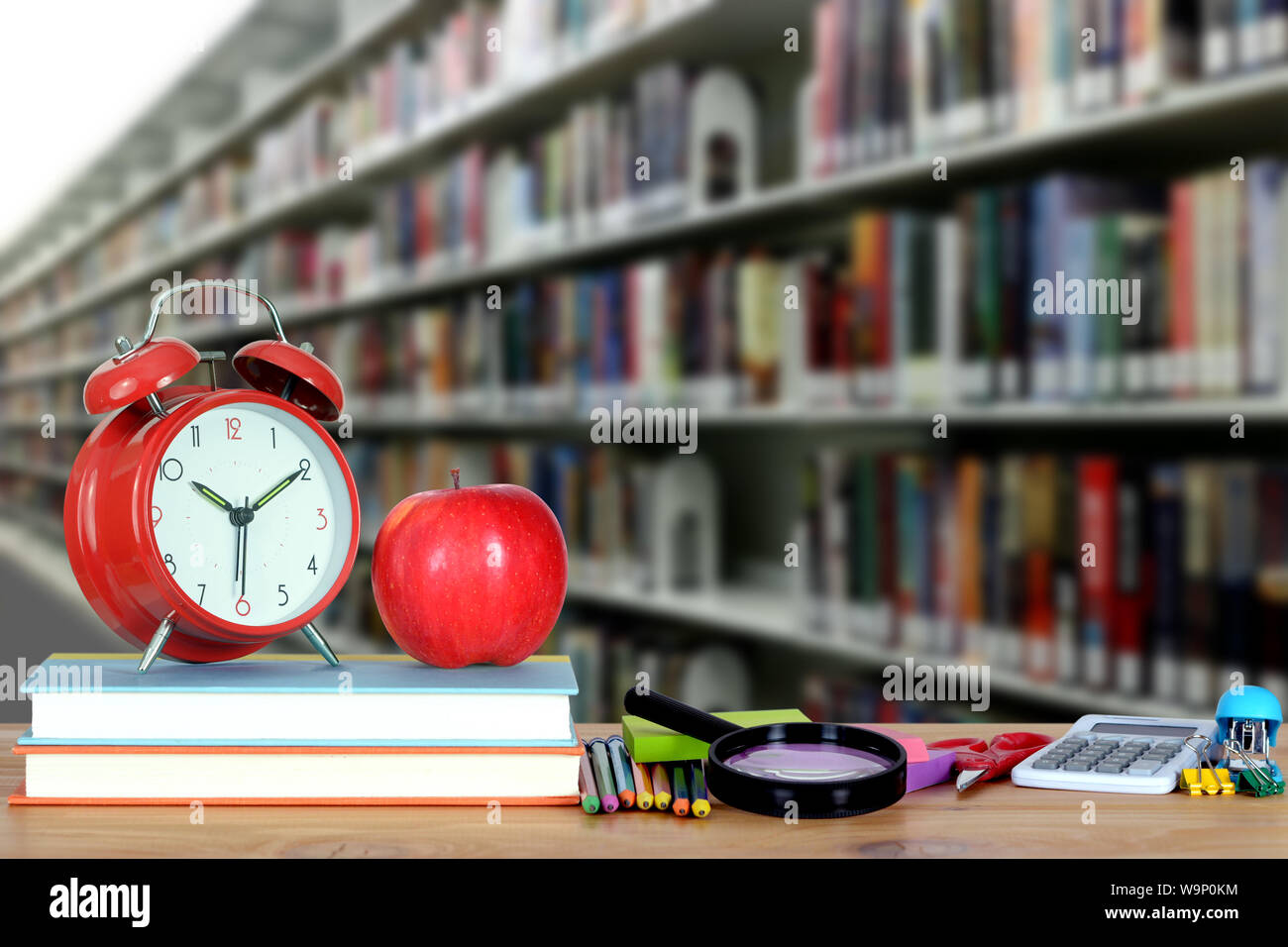 composition library with book and accessory for education concept Stock ... composition library with book and accessory for education concept Stock ...