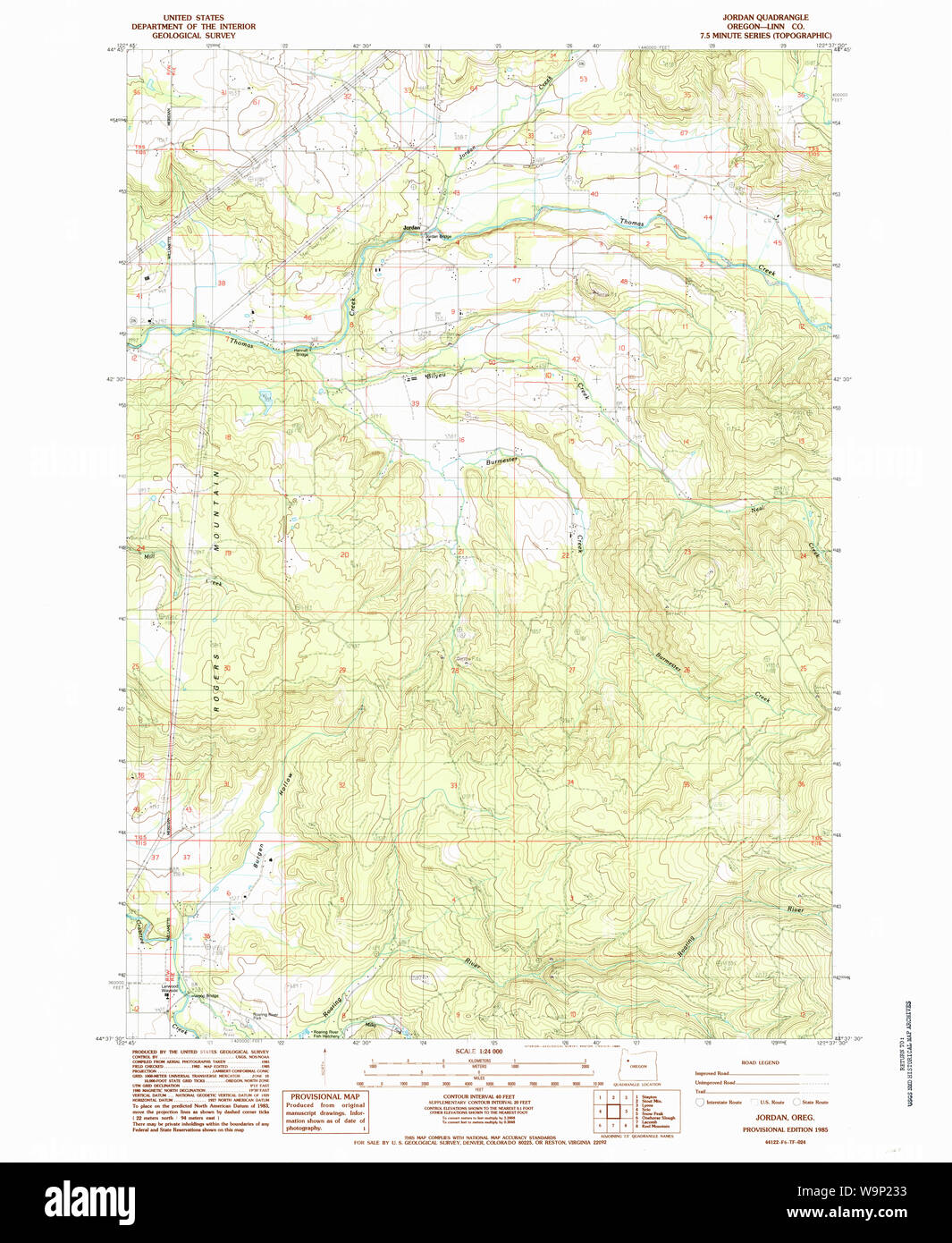 1985 map Cut Out Stock Images & Pictures - Alamy