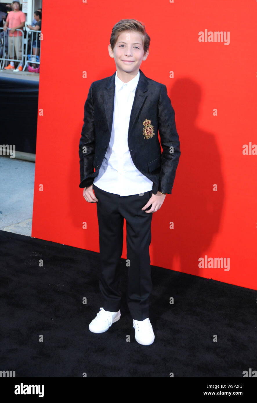 Los Angeles, California, USA 14th August 2019 Actor Jacob Tremblay ...