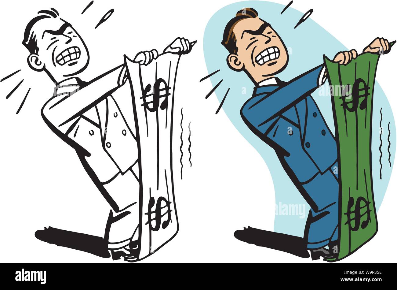 Cartoon poor man hi-res stock photography and images - Alamy