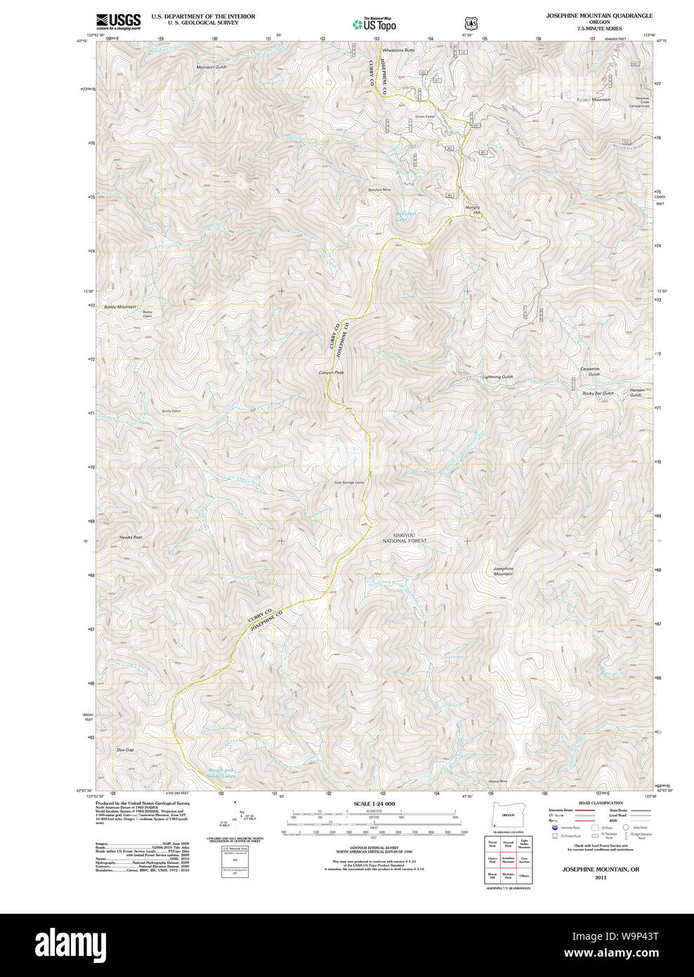 Josephine map hi-res stock photography and images - Alamy