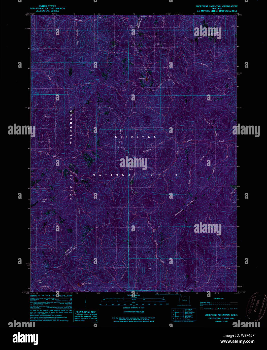 Josephine map hi-res stock photography and images - Alamy