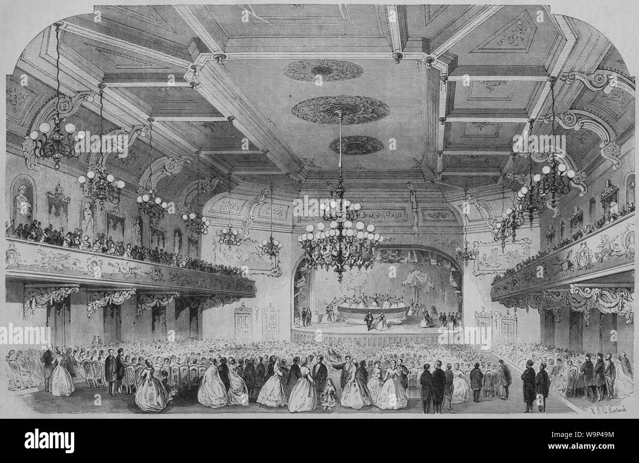 Die Gartenlaube (1866) b 077 Stock Photo - Alamy