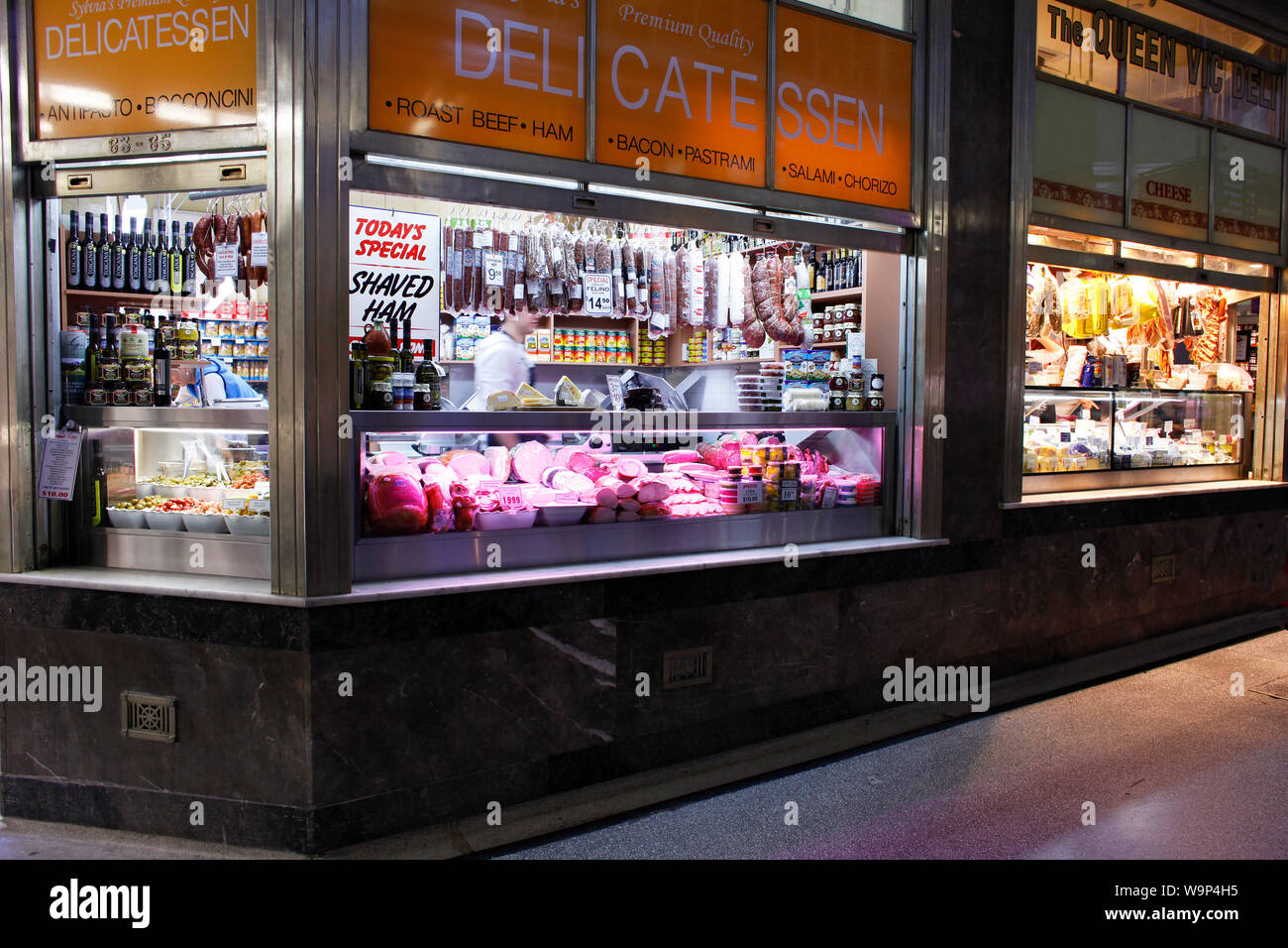 Deli at Victoria Market, Melbourne, Australia Stock Photo - Alamy
