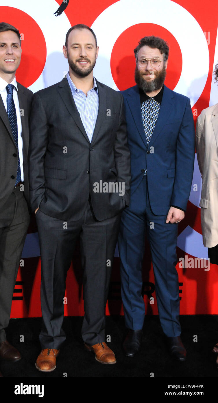 Los Angeles, California, USA 14th August 2019 Producers Evan Goldberg ...