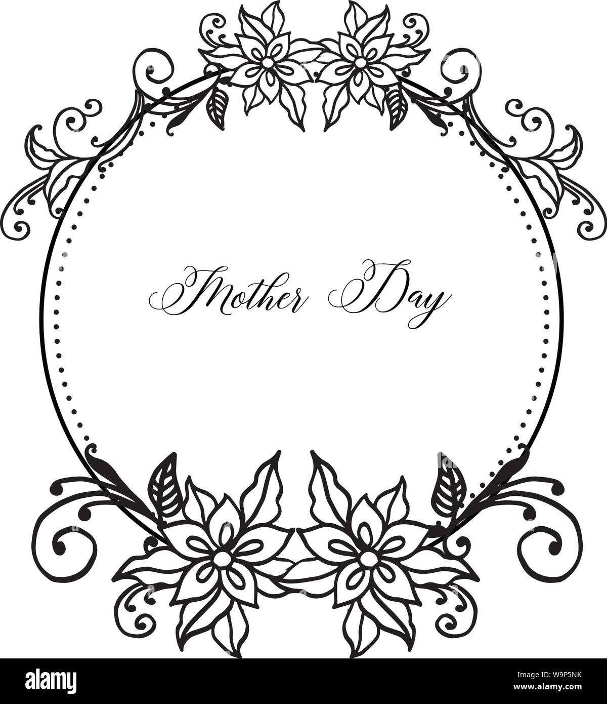 Vector illustration greeting card best wishes for art colorful flower ...