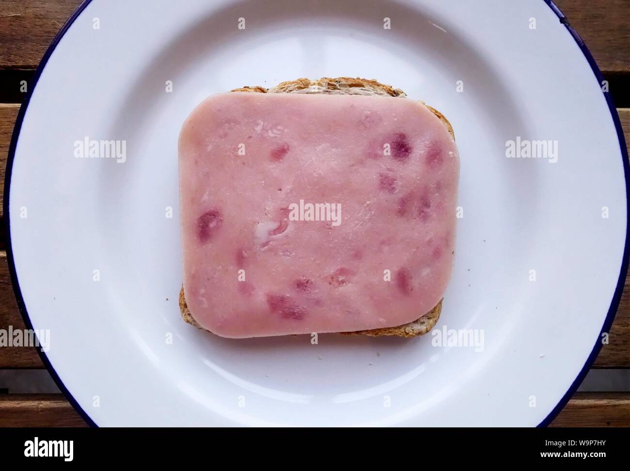 Ham slice brown bread hi-res stock photography and images - Alamy