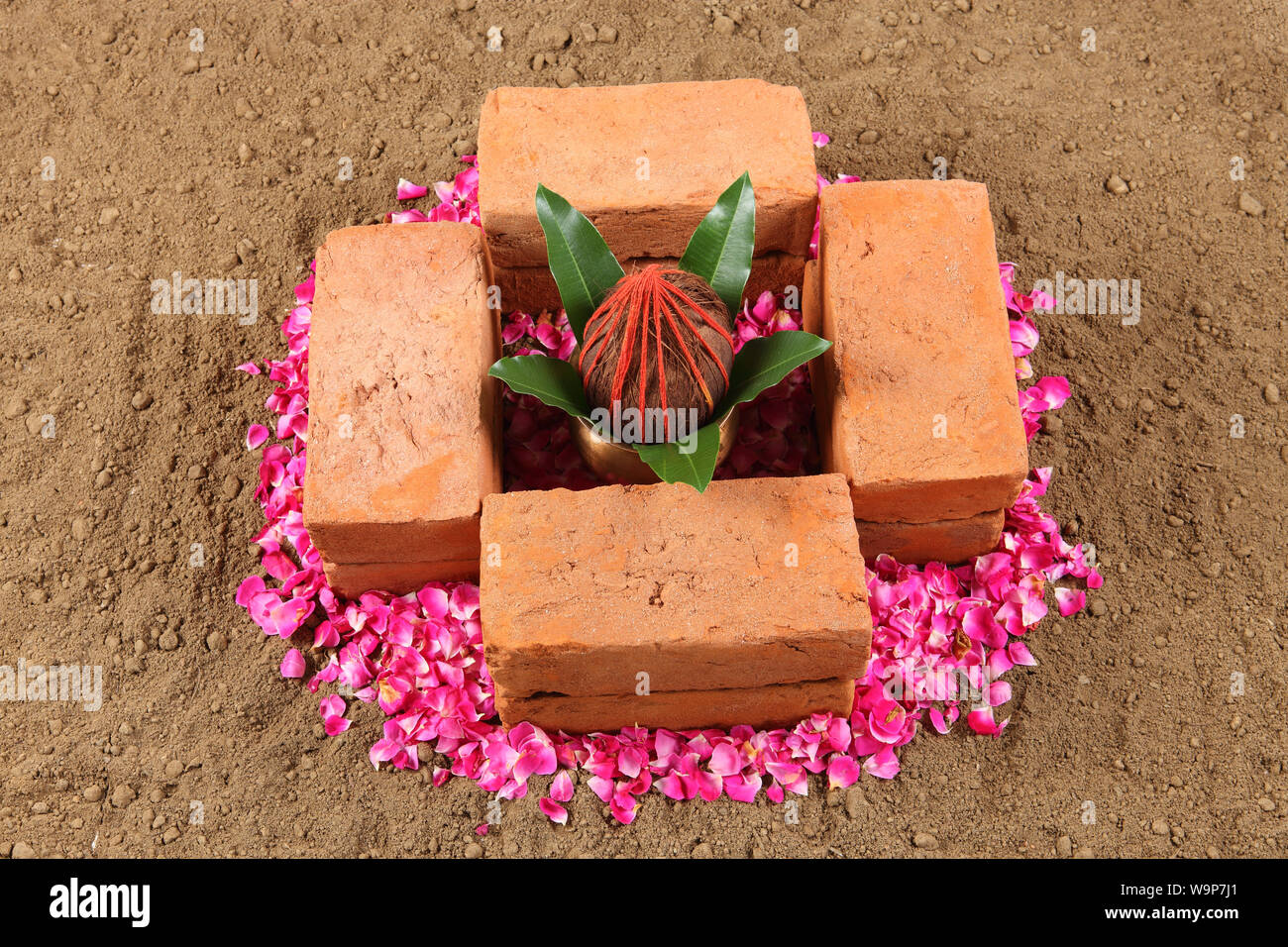 Bhoomi poojan hi-res stock photography and images - Alamy
