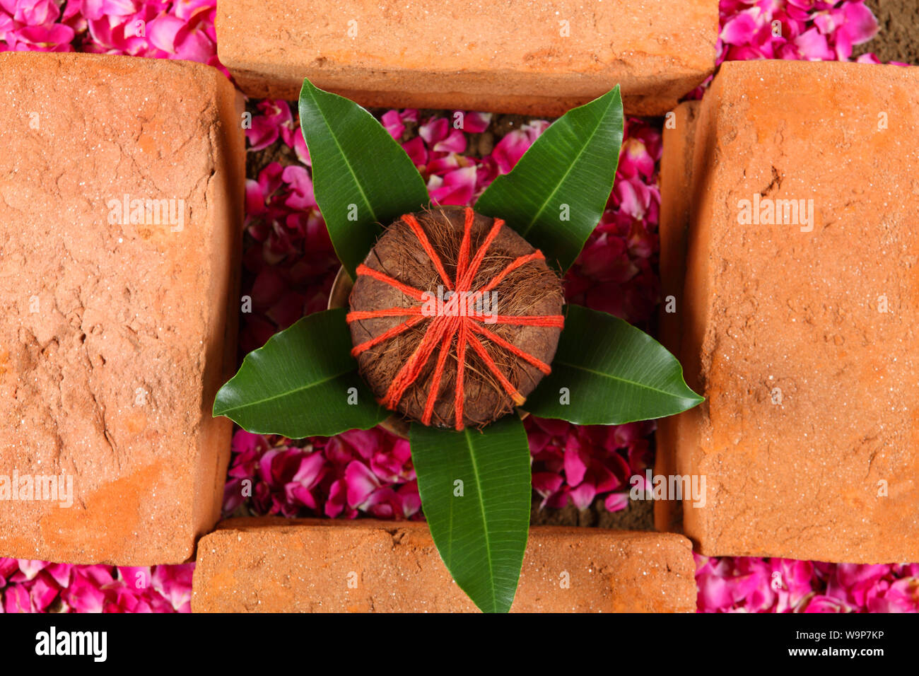 Bhoomi poojan hi-res stock photography and images - Alamy