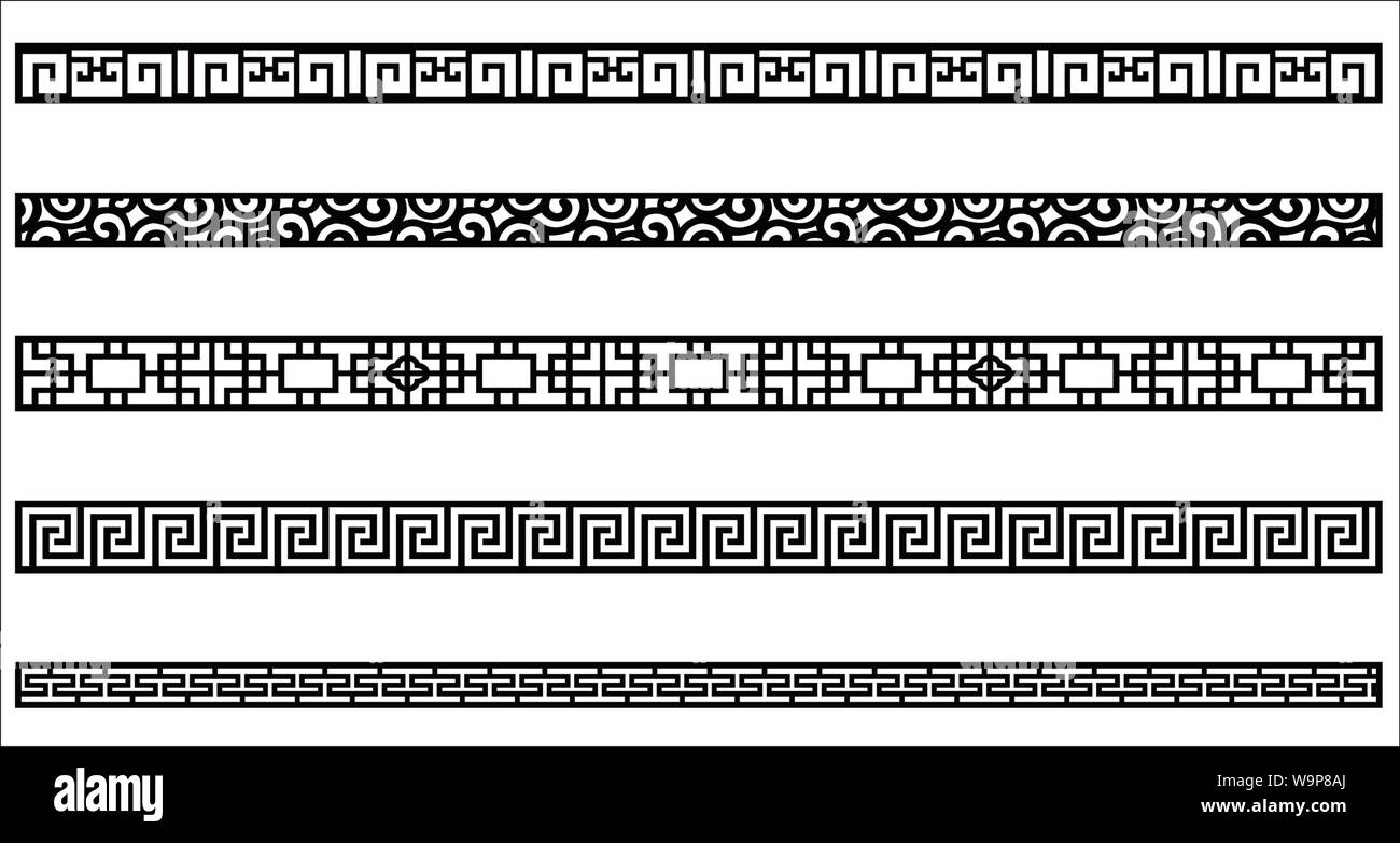 vector ornament edges, for interior design, frames and other design ...