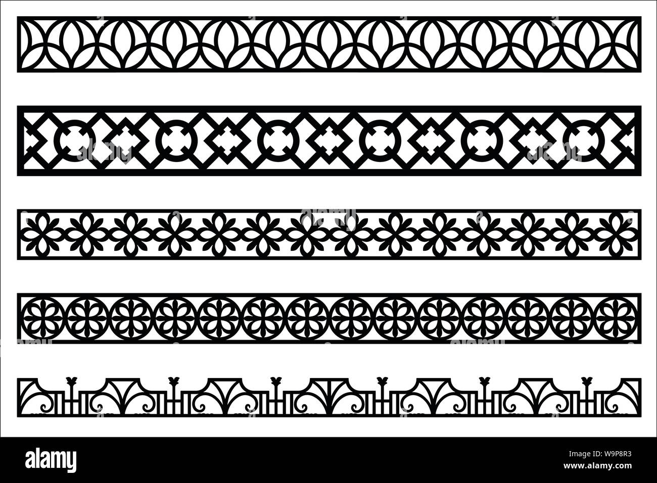 vector ornament edges, for interior design, frames and other design ...